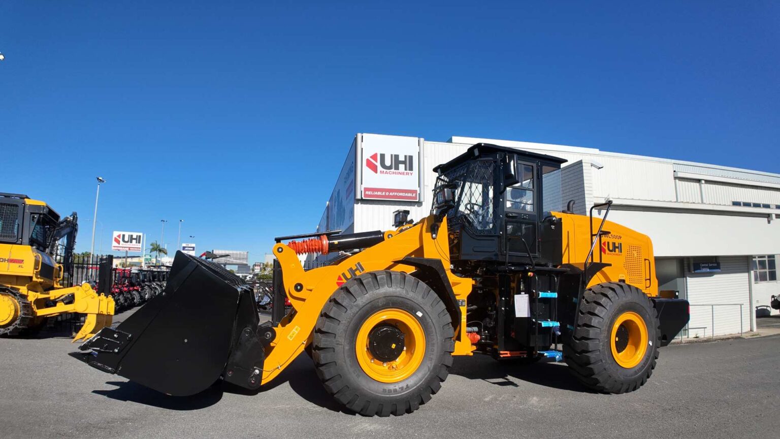 UWL550 Wheel Loader From UHI, (UWL550) - UHI Machinery Aus