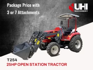 55HP T554 TRACTOR WITH ATTACHMENTS PACKAGE – UHI MACHINERY AU